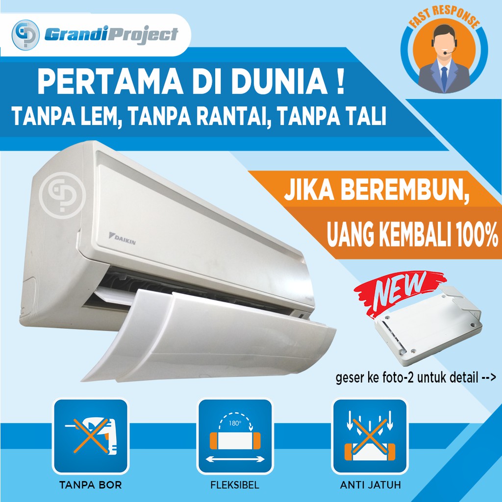 Jual Talang AC / AC Reflector / Akrilik AC / Penahan Angin AC ...