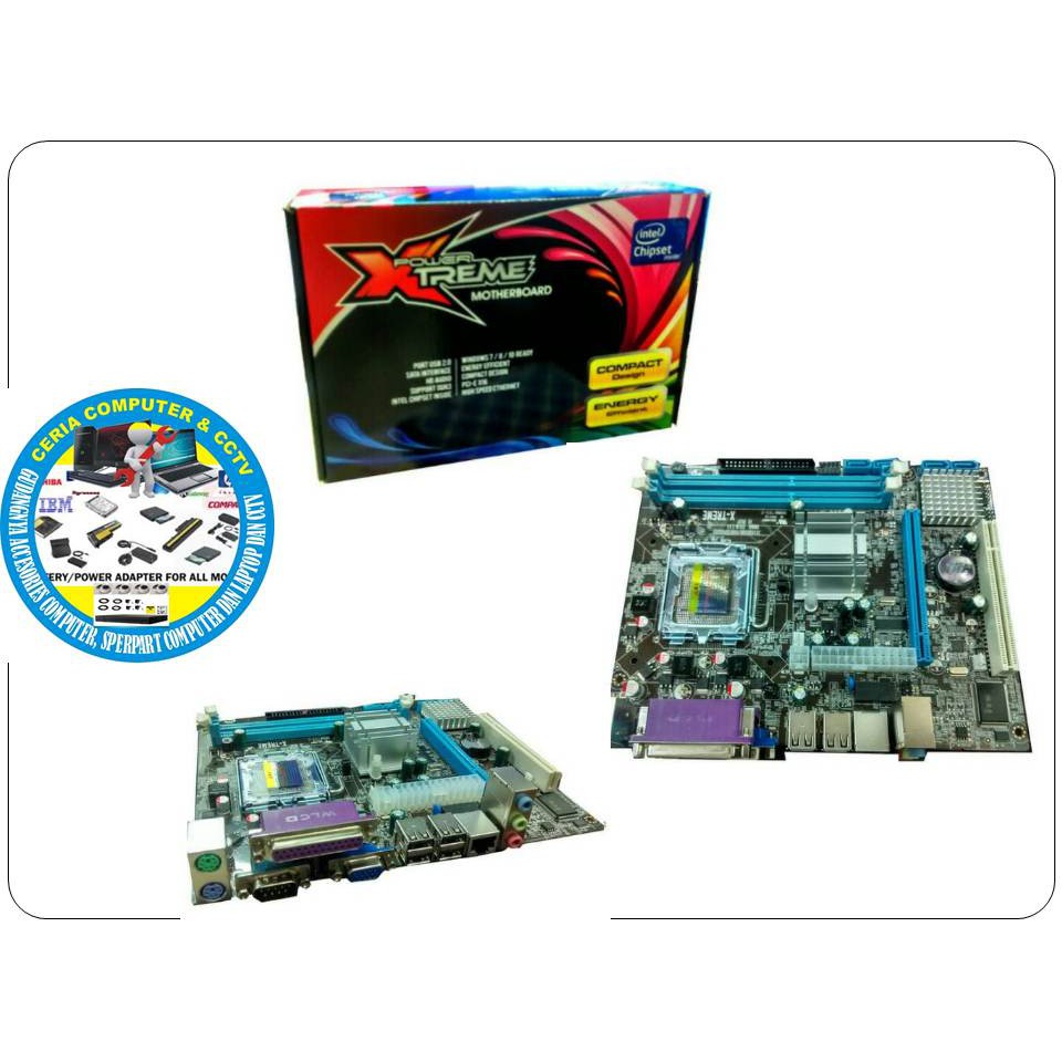 Jual MAINBOARD MOTHERBOARD BOT MB COMPUTER KOMPUTER PC EXTREME G41 SOKET SOCKET LGA 775 | Shopee ...