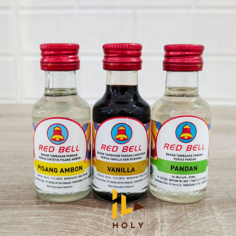 Jual ESSENCE Red Bell Perisa Botol Kaca 30ml / Perisa Makanan Minuman ...