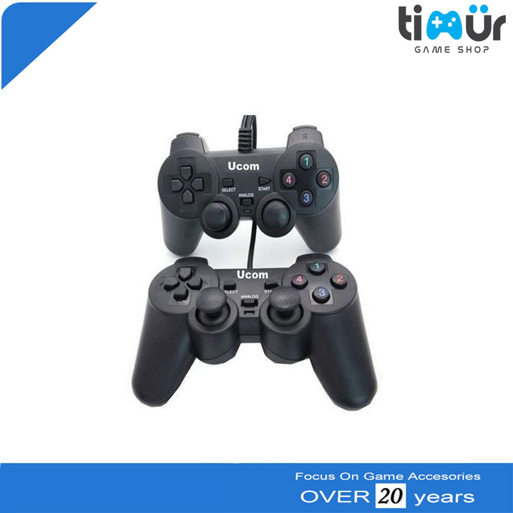 Jual Double Joystick Gamepad USB Stik Stick DualShock Komputer PC ...