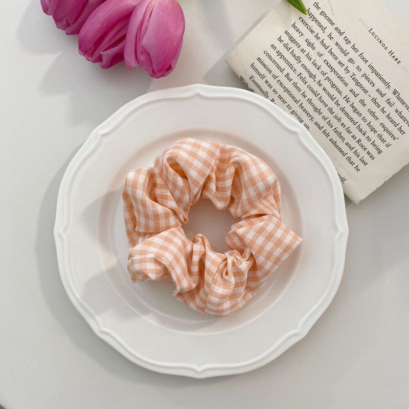 Jual KIANDAA SCRUNCHIE IKAT RAMBUT KUNCIR IKATAN RAMBUT KOREA MOTIF ...