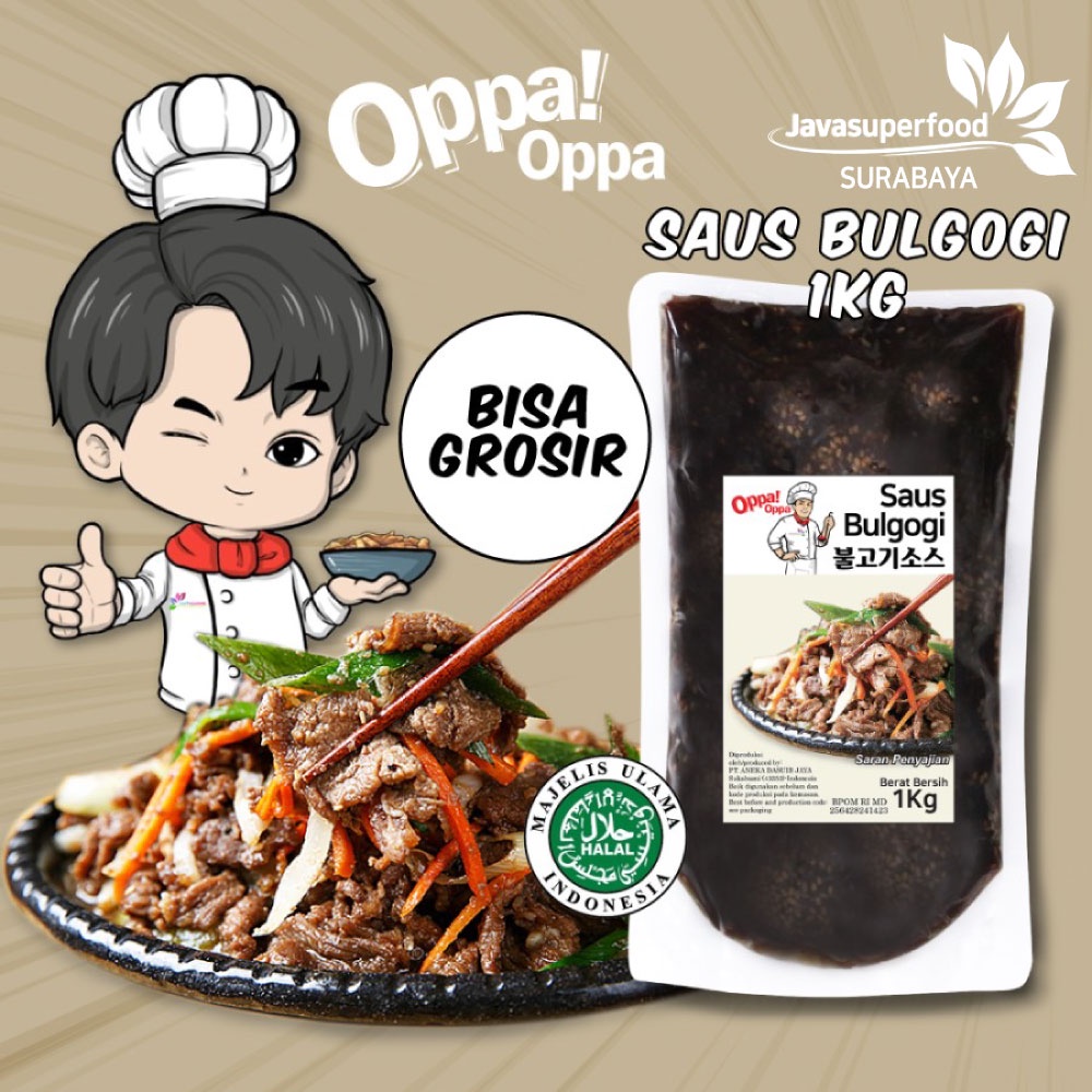 Jual Saus bulgogi korea 1Kg / Sauce bulgogi saus daging BBQ STEAK | Shopee Indonesia