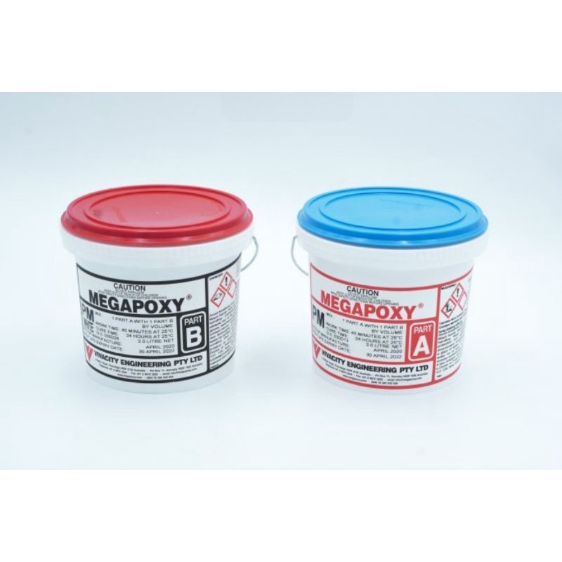 Jual MEGAPOXY 1SET ( PART A 2 Liter + PART B 2 Liter ) | Shopee Indonesia