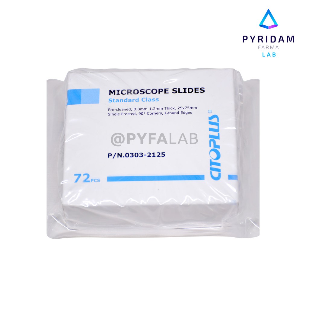 Jual Microscope Slides / Object Glass Single Frosted (72pcs) | Shopee ...