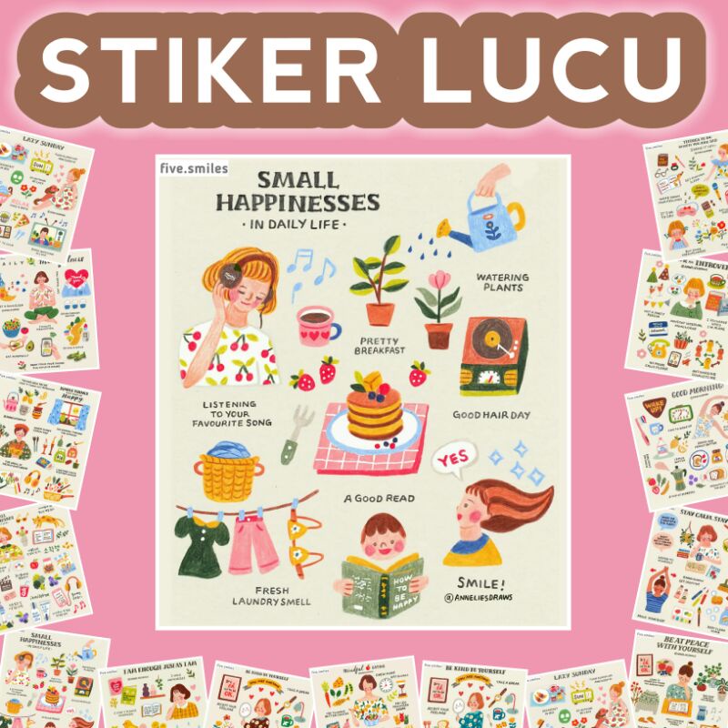 Jual Stiker Hp Lucu / Stiker Lucu Motivasi / Stiker Girly / Vinyl ...