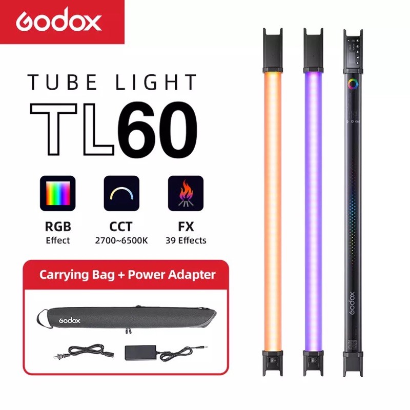 Jual Godox TL-60 / TL60 LED RGB Tube Light | Shopee Indonesia