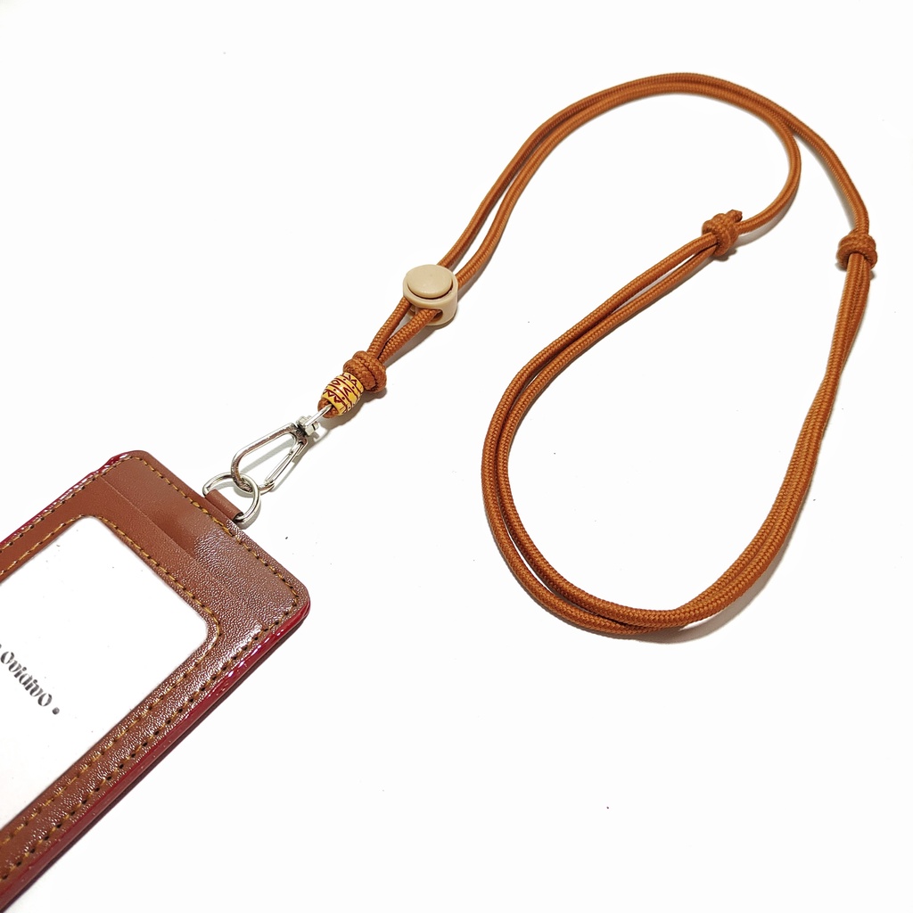 Jual Lanyard id card holder name tag 2 slot rotary | Shopee Indonesia