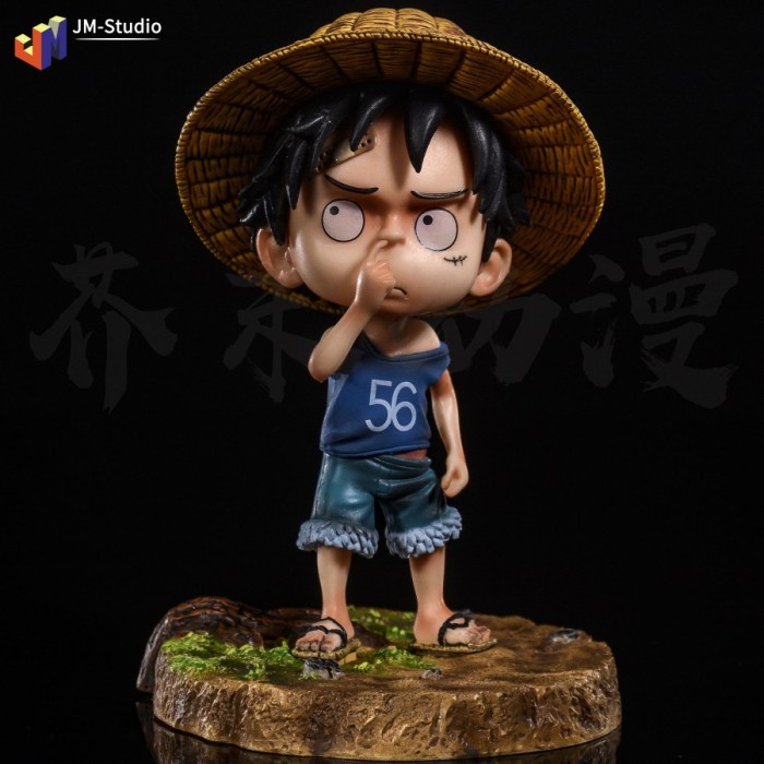 Jual One Piece Luffy Action Figure Anime Muka Aneh lucu Kocak Meme ...