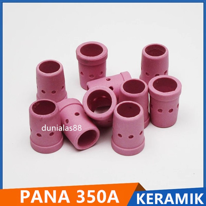 Jual 10PCS Ceramic Keramik Panasonic 350A Gas Diffuser MIG Co2 Welding ...