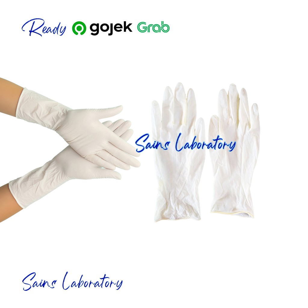 Jual Sarung Tangan Sensi Karet Sensi Gloves Latex Sarung Tangan Lab ...