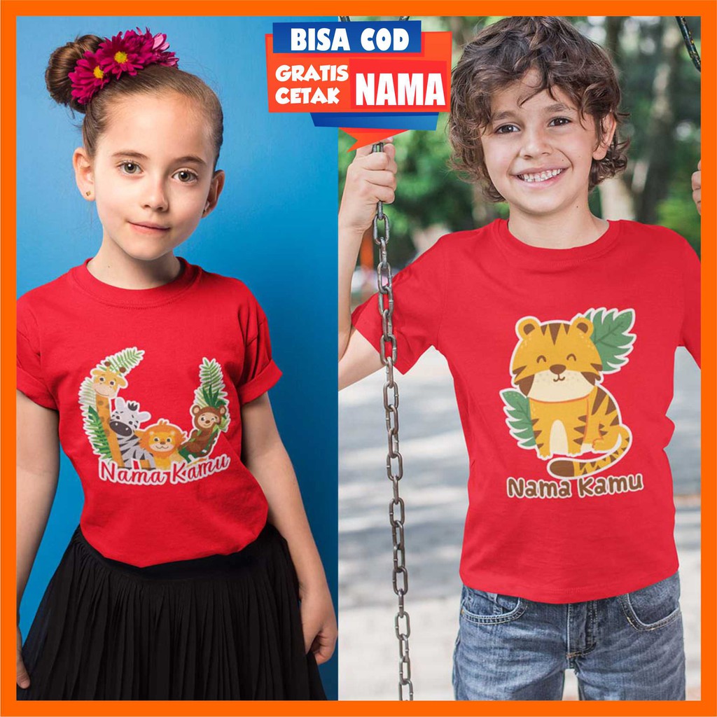 Jual Baju Kaos Anak Animal Zoo Kebun Binatang Banyak Motif Gratis Cetak ... Jual Baju Kaos Anak Animal Zoo Kebun Binatang Banyak Motif Gratis Cetak ...