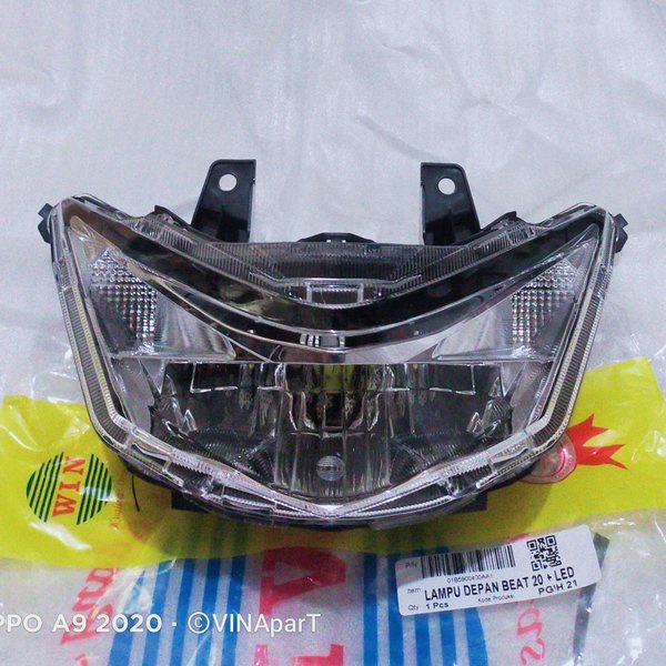 Jual reflektor lampu depan beat esp new street led 2020 k1A non ...