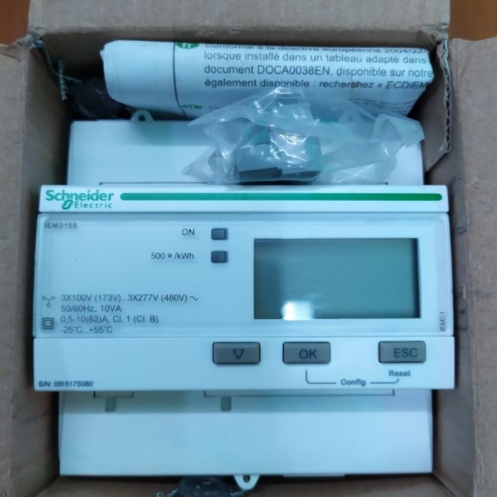 Jual KWH Meter digital Schneider 3 Phase Type IEM3155 A9MEM3155 ...