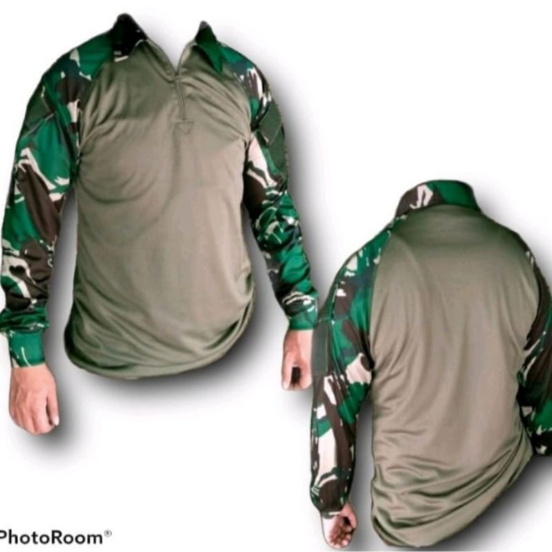 Jual KAOS TACTICAL BDU FULL DRYFIT l KAOS BDU PANJANG LENGAN RIB | Shopee Indonesia