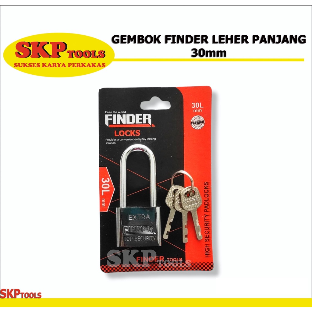 Jual GEMBOK FINDER LEHER PANJANG 30mm | Shopee Indonesia