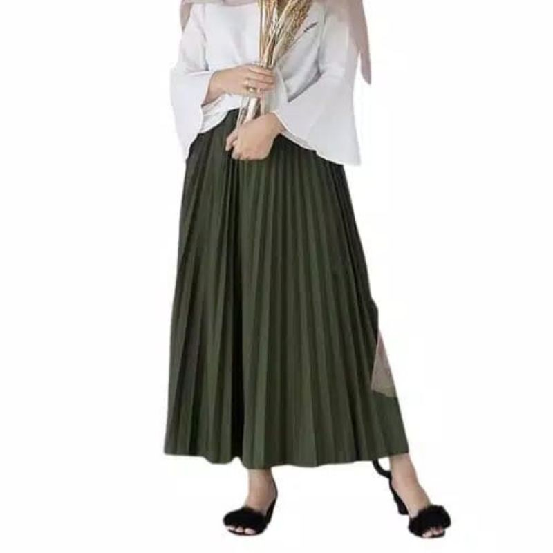 Jual Rok plisket mayung//Trendy Fashion Bawahan Wanita Rok | Shopee Indonesia
