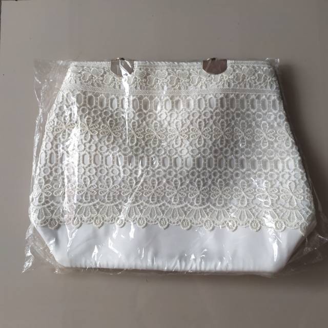 Jual Tas mukena cantik warna putih (BARU) | Shopee Indonesia