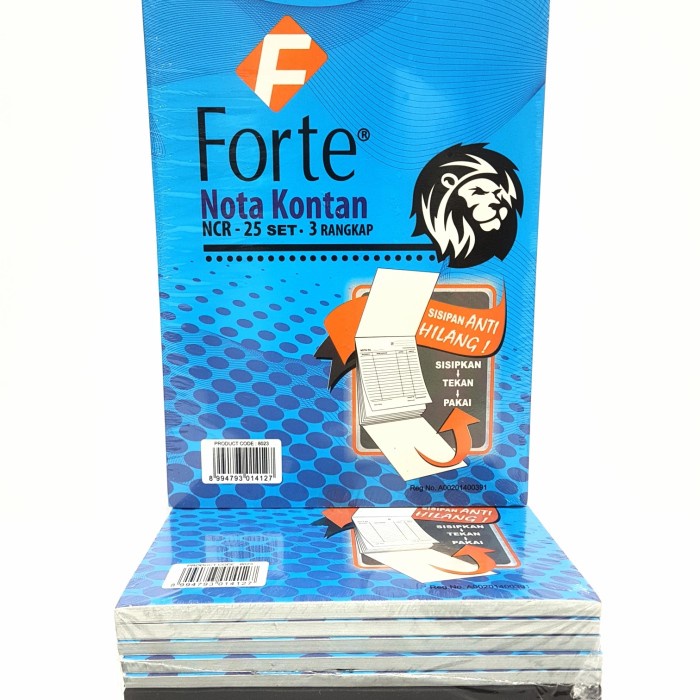 Jual Buku Nota Kontan Besar 3 Ply NCR Forte | Shopee Indonesia