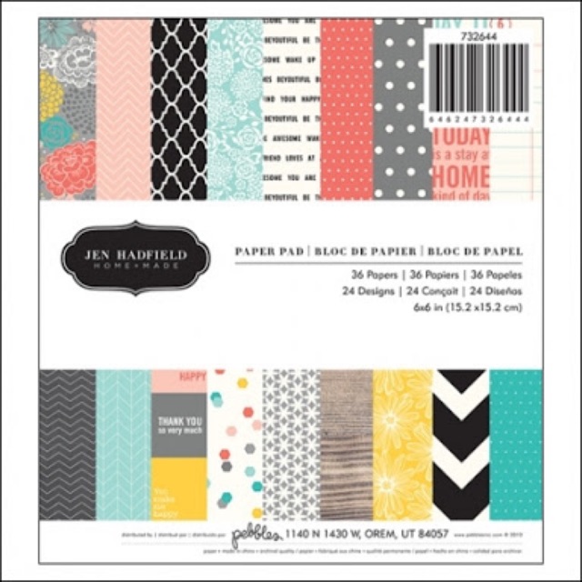 Jual Kertas Scrapbook paperpad 6x6 inch papercraft JEN HADFIELD ...