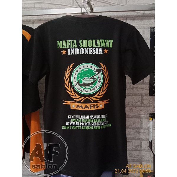 Jual [COD] Kaos MAFIS mafia sholawat indonesia lengan pendek distro ...