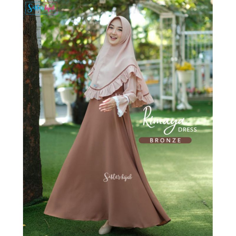 Jual Rimaya dress original by sisterhijab | Shopee Indonesia