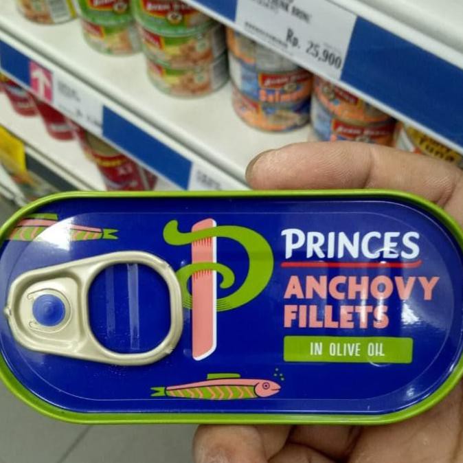 Jual Wajib Baca Deskripsi - Ready Princes Anchovy Fillets In Olive Oil ...
