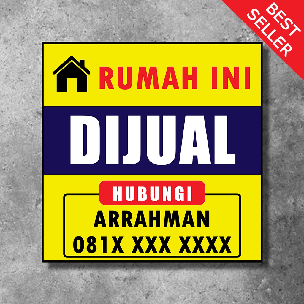 Jual Spanduk DIJUAL RUMAH / Banner DIJUAL RUMAH Ukuran Bervariasi ...