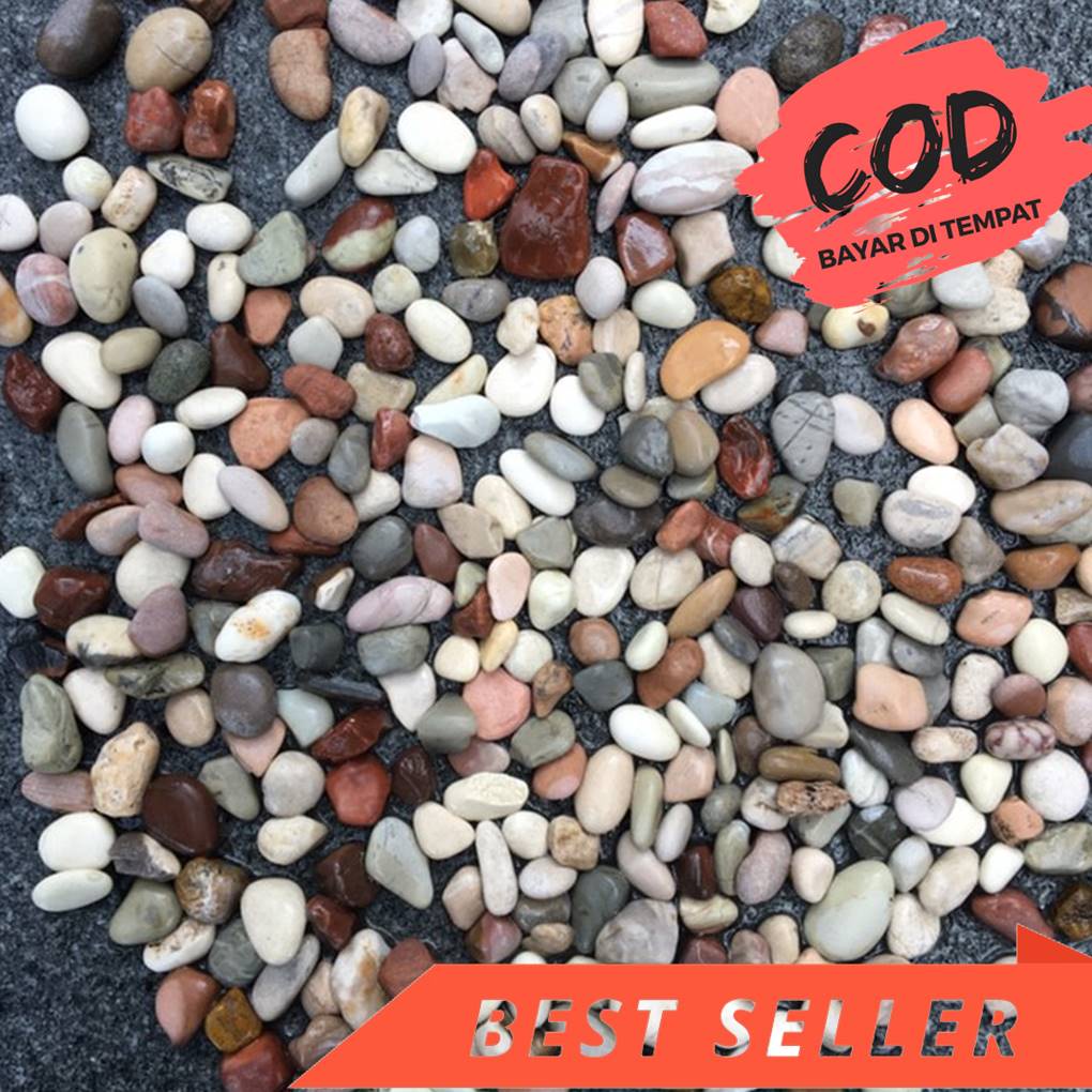 Jual Batu Koral Pancawarna 250gram untuk Hiasan Taman / Aquarium Aquascape | Shopee Indonesia