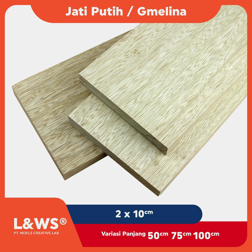 Jual Papan Kayu Jati Putih / Gmelina Ukuran 2 x 10 | Shopee Indonesia