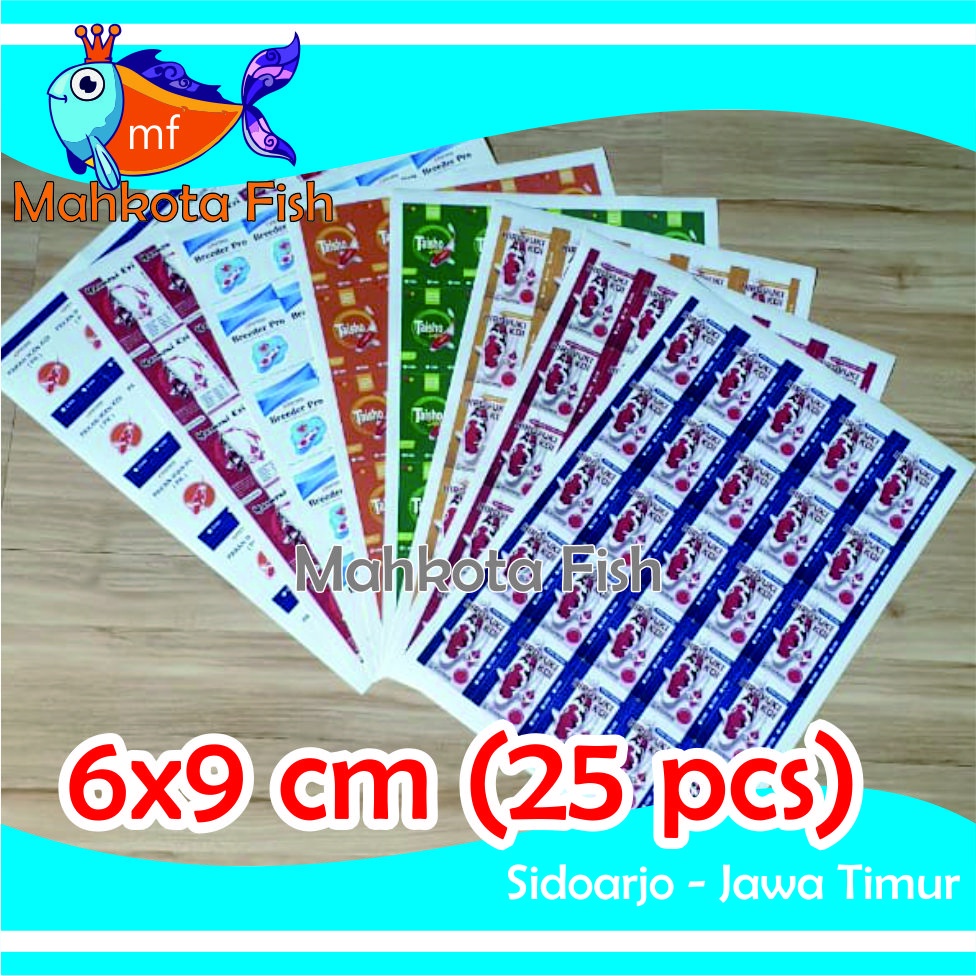 Jual Stiker Repack (6x9) | Hiroyuki Koi | Taisho | Breeder Pro | Harmoni Koi | PK Koi | Pakan ...
