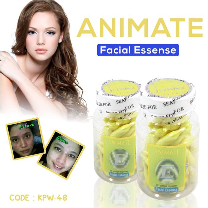 Jual SERUM ANIMATE WHITENING - SERUM ANIMATE BOTOL ( ISI 60 KAPSUL ...