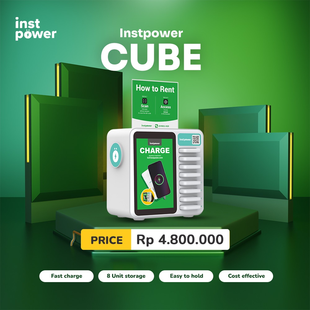 Jual Instpower CUBE 共享充电宝（Powerbank Sharing） | Shopee Indonesia