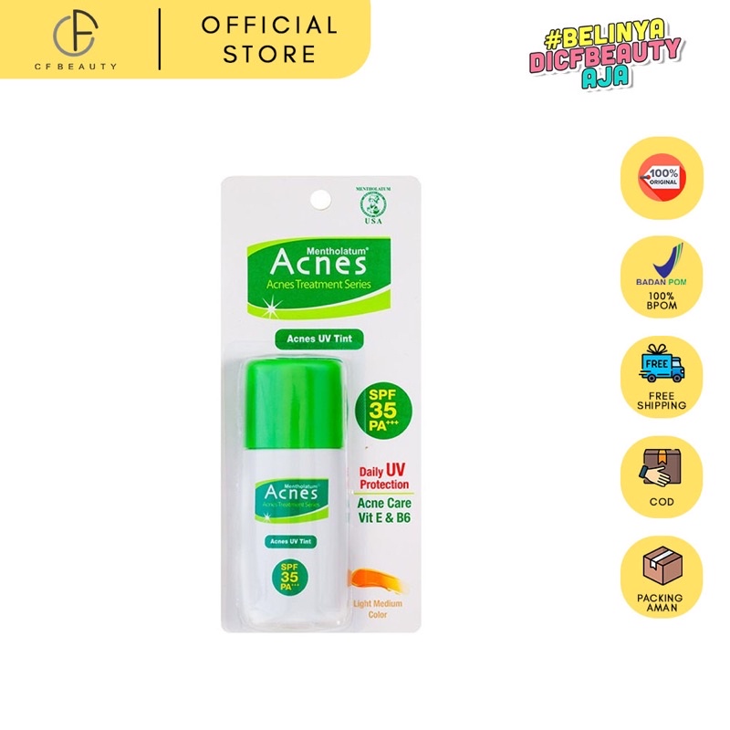 Jual Acnes UV Tint SPF35 PA+++, UV TINT ACNES, acnes uv tint sunscreen ...