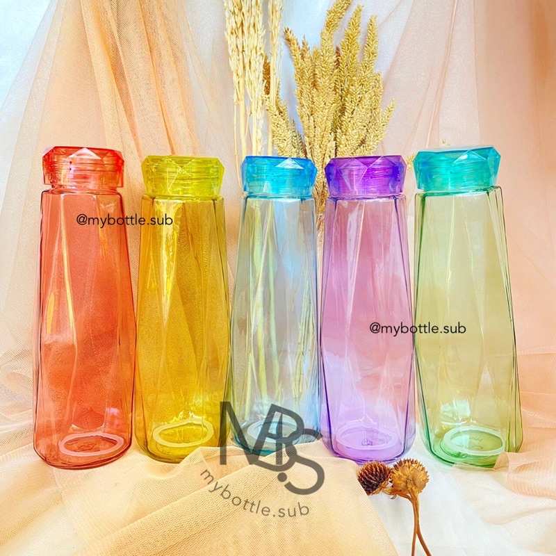 Jual GROSIR 100pcs Botol Kaca Diamond Crystal Kristal Tumbler Glass ...