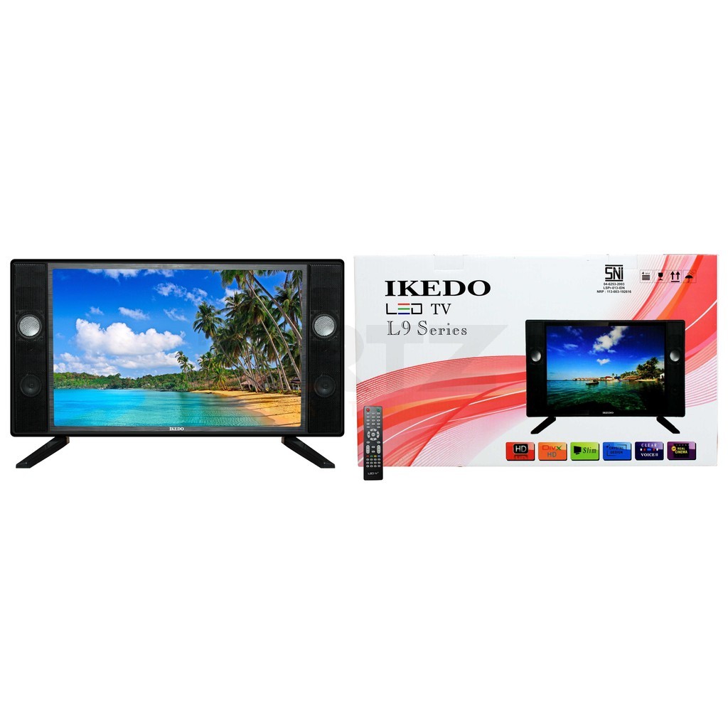 Jual Ikedo LED TV 20 inch - HD Panel - USB/HDMI/VGA - Slim (Model : LT ...