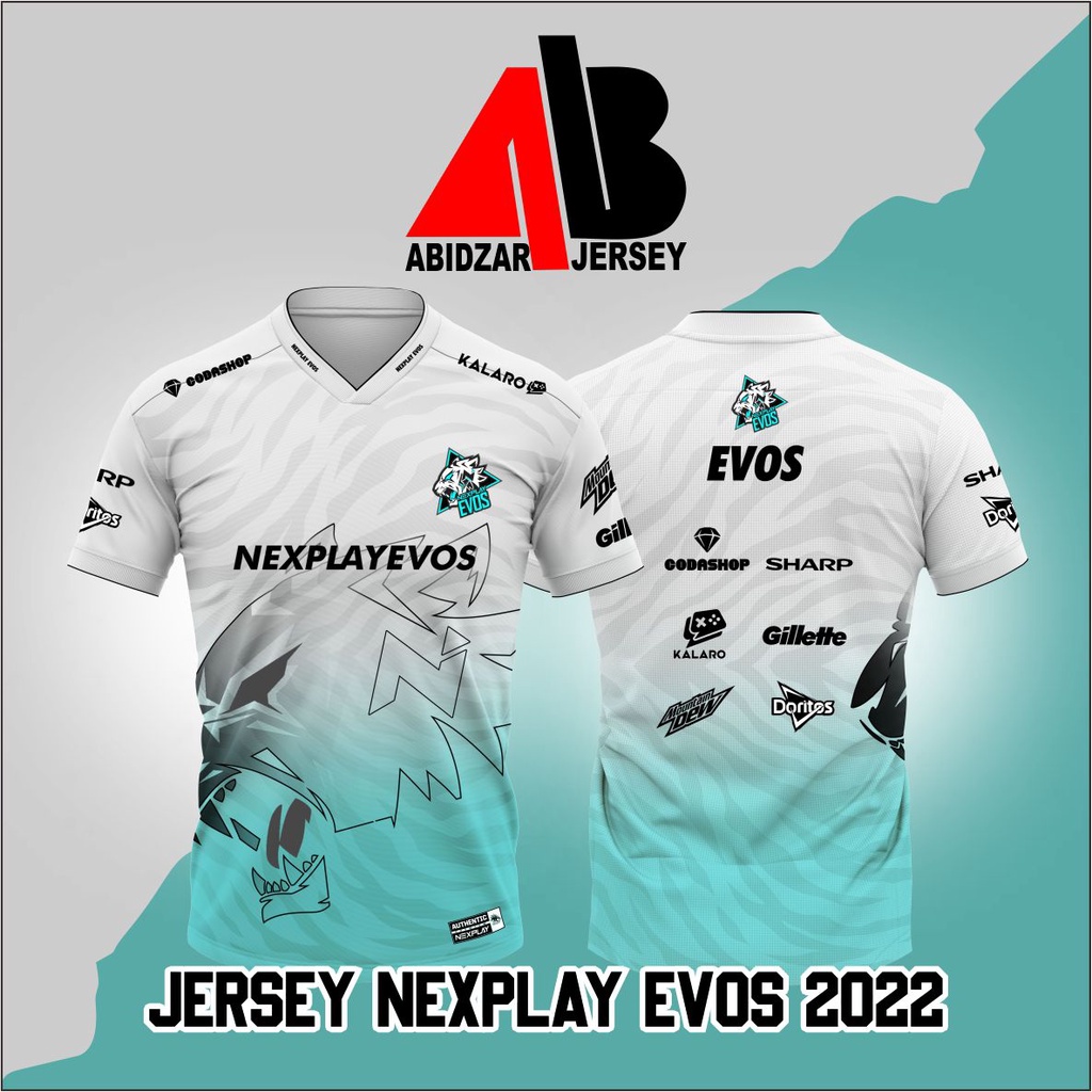 Jual JERSEY NEXPLAY EVOS TERBARU WHITE EDITION | Shopee Indonesia