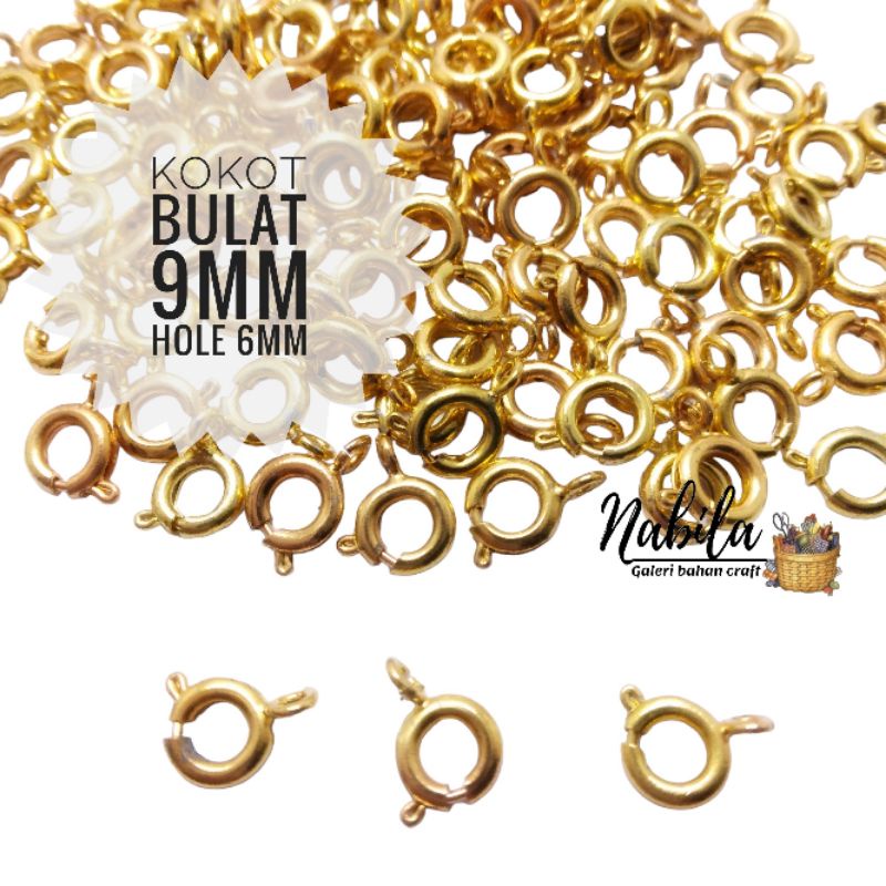 Jual (12pcs) Kokot Bulat Bahan Craft Kerajinan Tangan | Shopee Indonesia