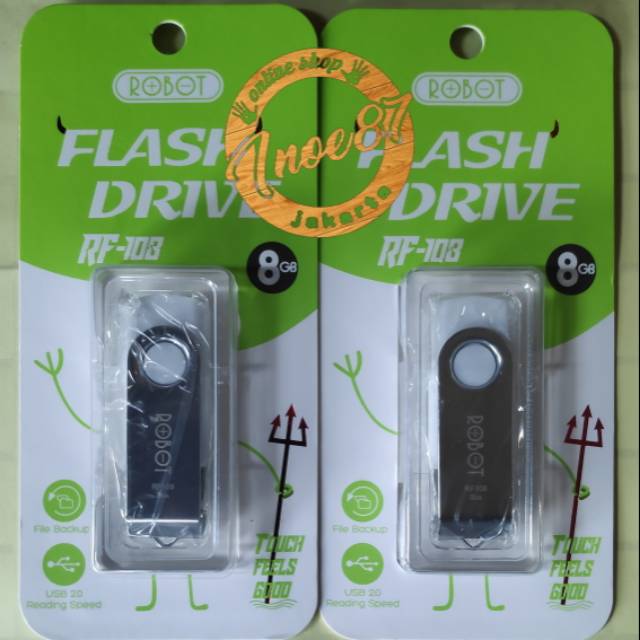 Jual FLASHDISK ROBOT RF - 108 8 GB | Shopee Indonesia