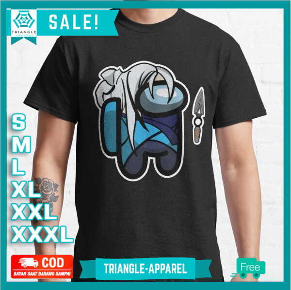 Jual Kaos Baju Among Us Valorant Jett Stickers s 150405 T-shirt Premium ...