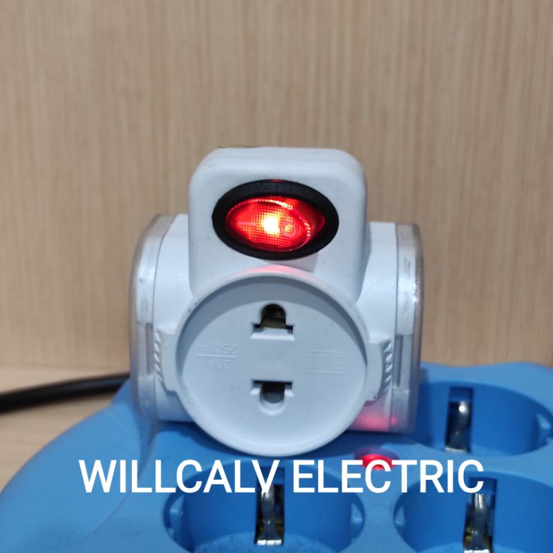 Jual LUMMENT STEKER T-MULTI T DATAR 4 CABANG ST-6835 SAKLAR ON OFF ...