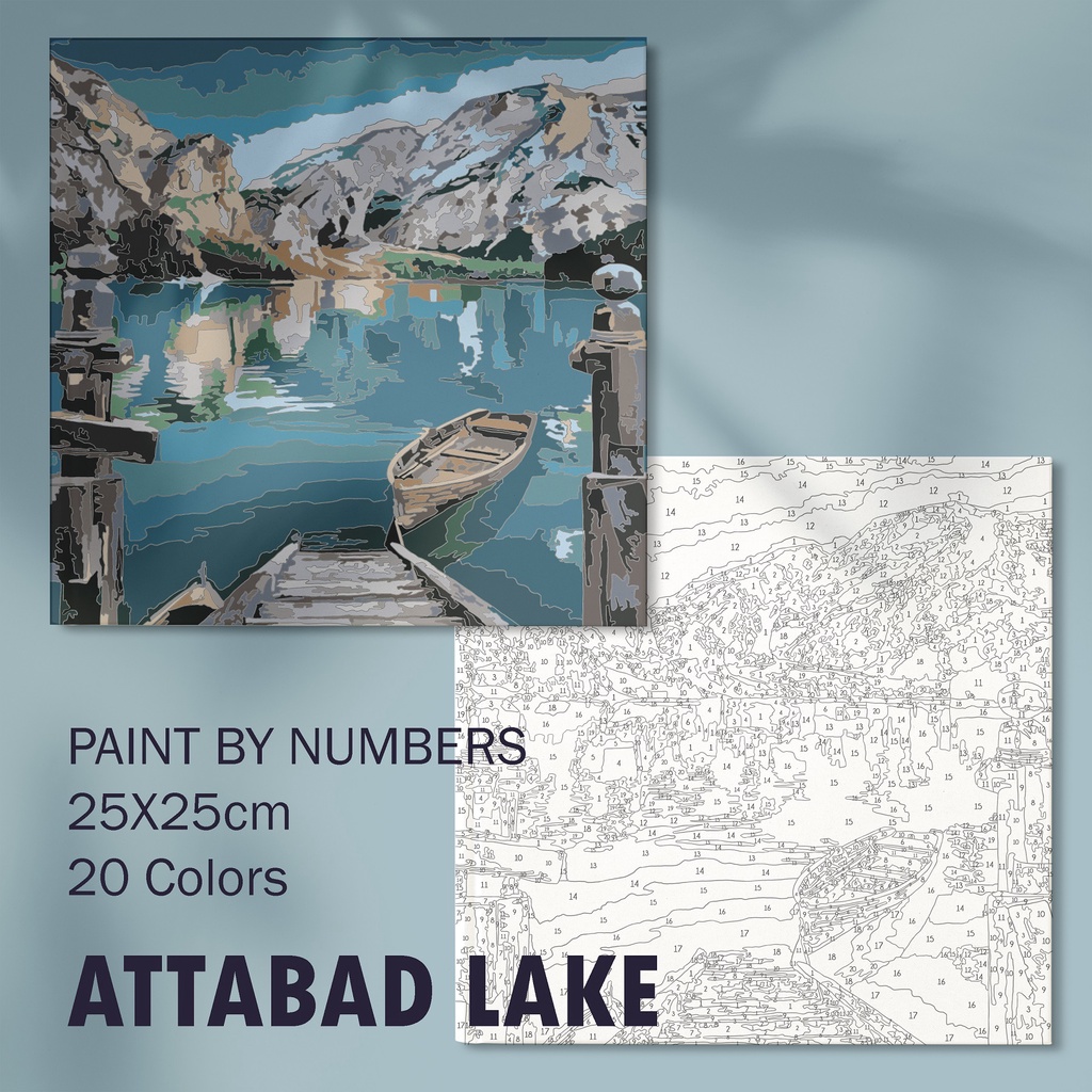 Jual [Artopia] Paint by Numbers FAMOUS PLACES Series / Number Kanvas ...
