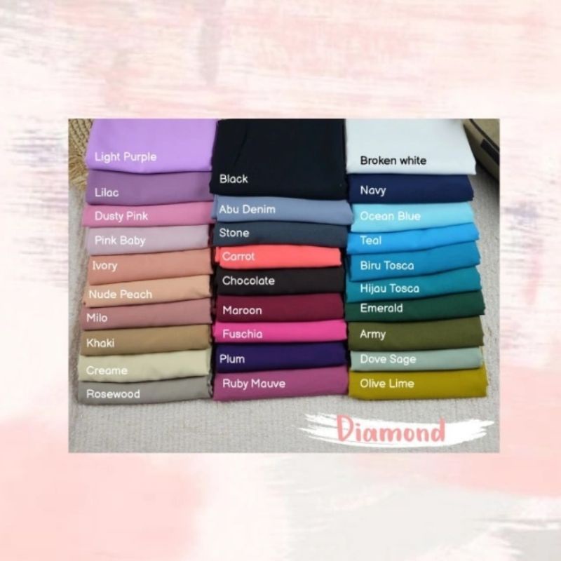 Jual Diamond Crepe Grade A / Kain Diamond / Kain Diamond Murah / kain ...