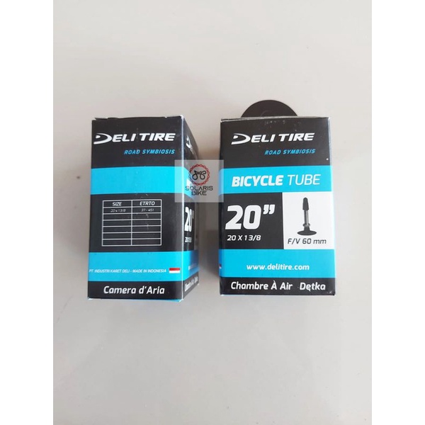 Jual Ban Dalam Sepeda Folding Lipat 20 X 1 3/8 Dop Presta FV 60mm | Shopee Indonesia