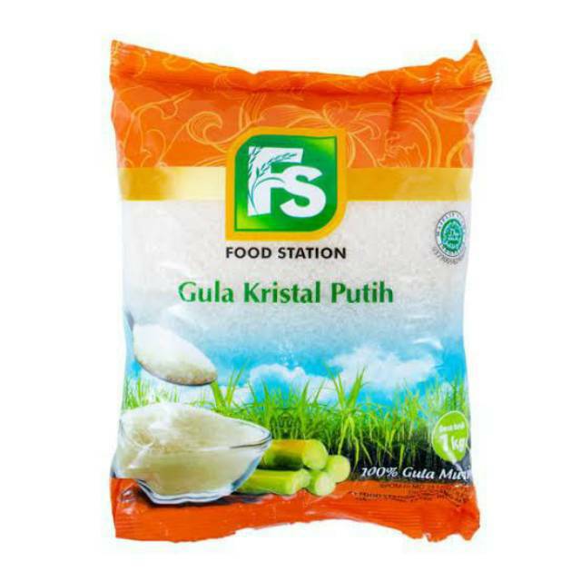 Jual Food Station - FS Gula Pasir Premium 1 Kg | Shopee Indonesia
