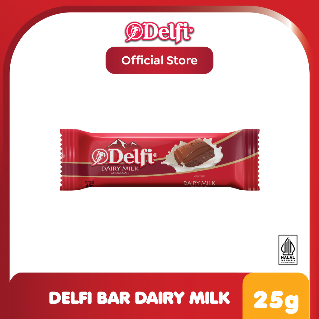 Jual Delfi Cokelat Bar Milk 25 g | Shopee Indonesia