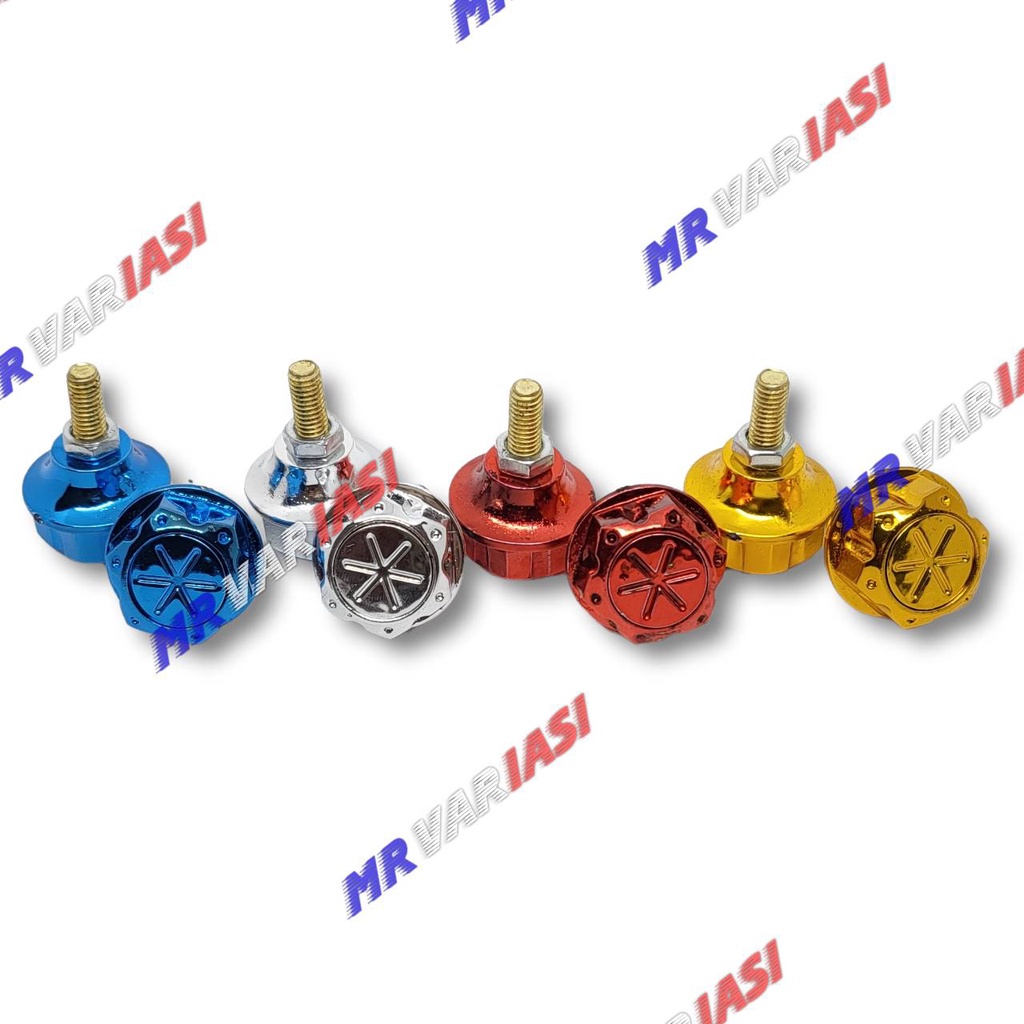 Jual PROMO Harga 1 pasang baut variasi motor baut spakbor / baut plat ...