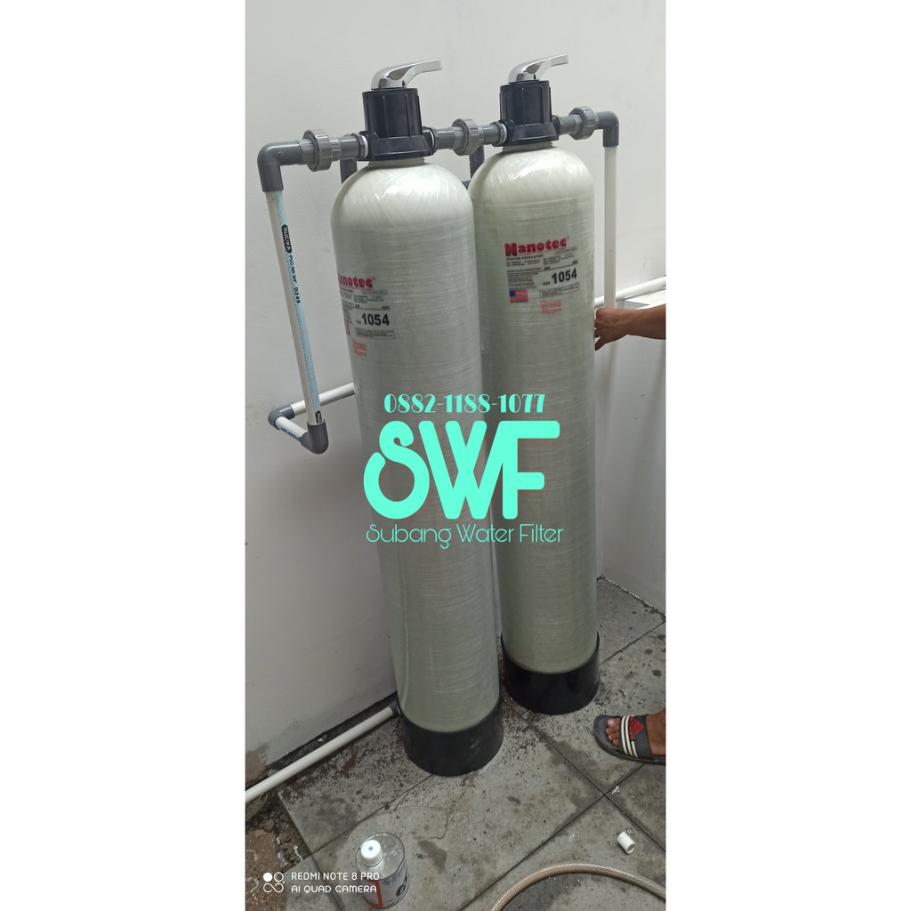 Jual PAKET FILTER RUMAH TANGGA/FILTER AIR 2 TABUNG/FILTER MURAH/AIR BAU ...