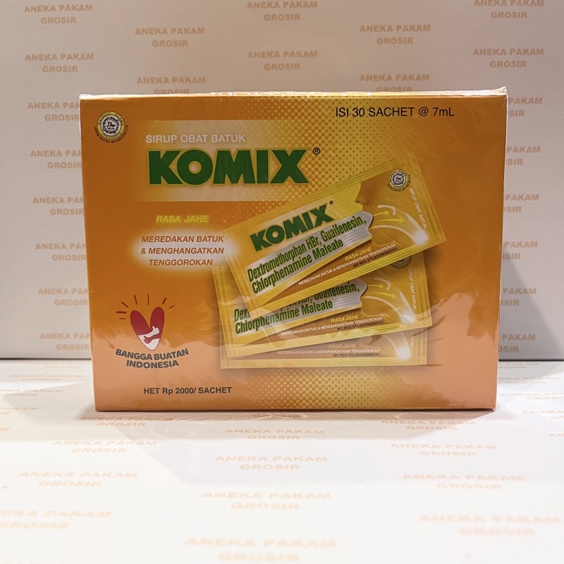 Jual Komix Cair Sirup Obat Batuk Jahe 30 sachet 7 mL | Shopee Indonesia Jual Komix Cair Sirup Obat Batuk Jahe 30 sachet 7 mL | Shopee Indonesia