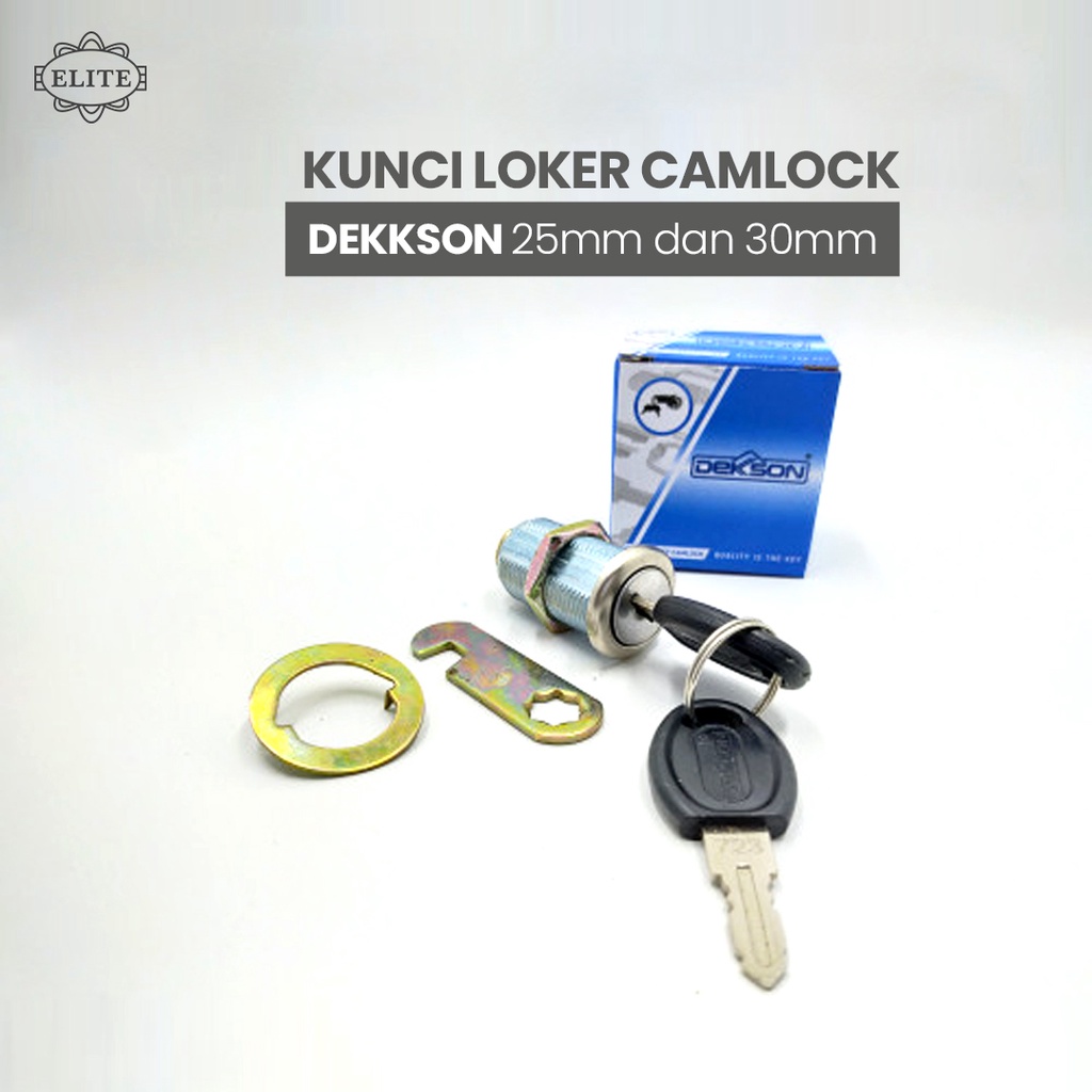 Jual Kunci Loker Camlock Dekkson 25 mm / 30 mm | Shopee Indonesia
