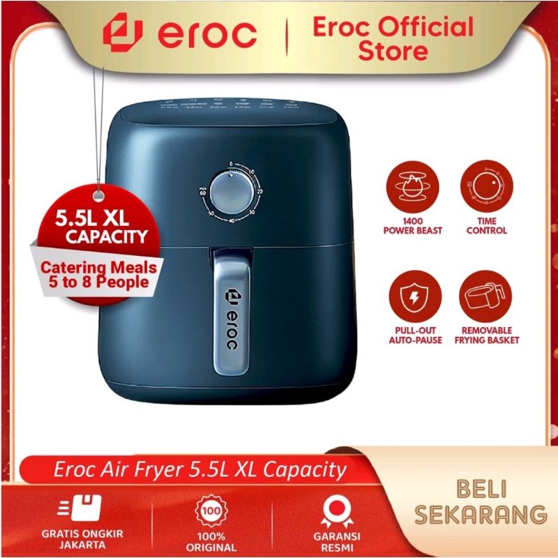 Jual SALE..!! Air fryer Eroc (New) | Shopee Indonesia